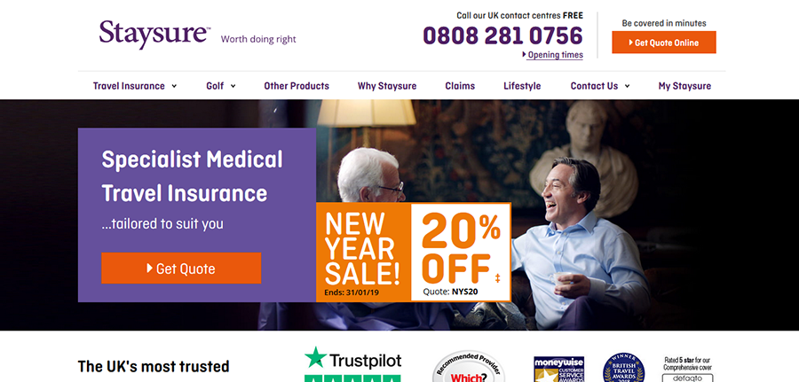 Staysure Voucher Code 15% Off in August 2021 & Many More Vouchers