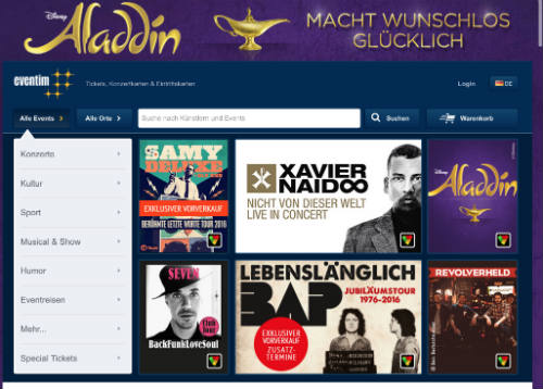 5€ Eventim Gutschein & Rabatt - August 2022 - Gutscheinsammler